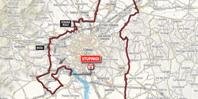 Gran Piemonte 2018, il percorso (Altimetria e Planimetria) - SpazioCiclismo