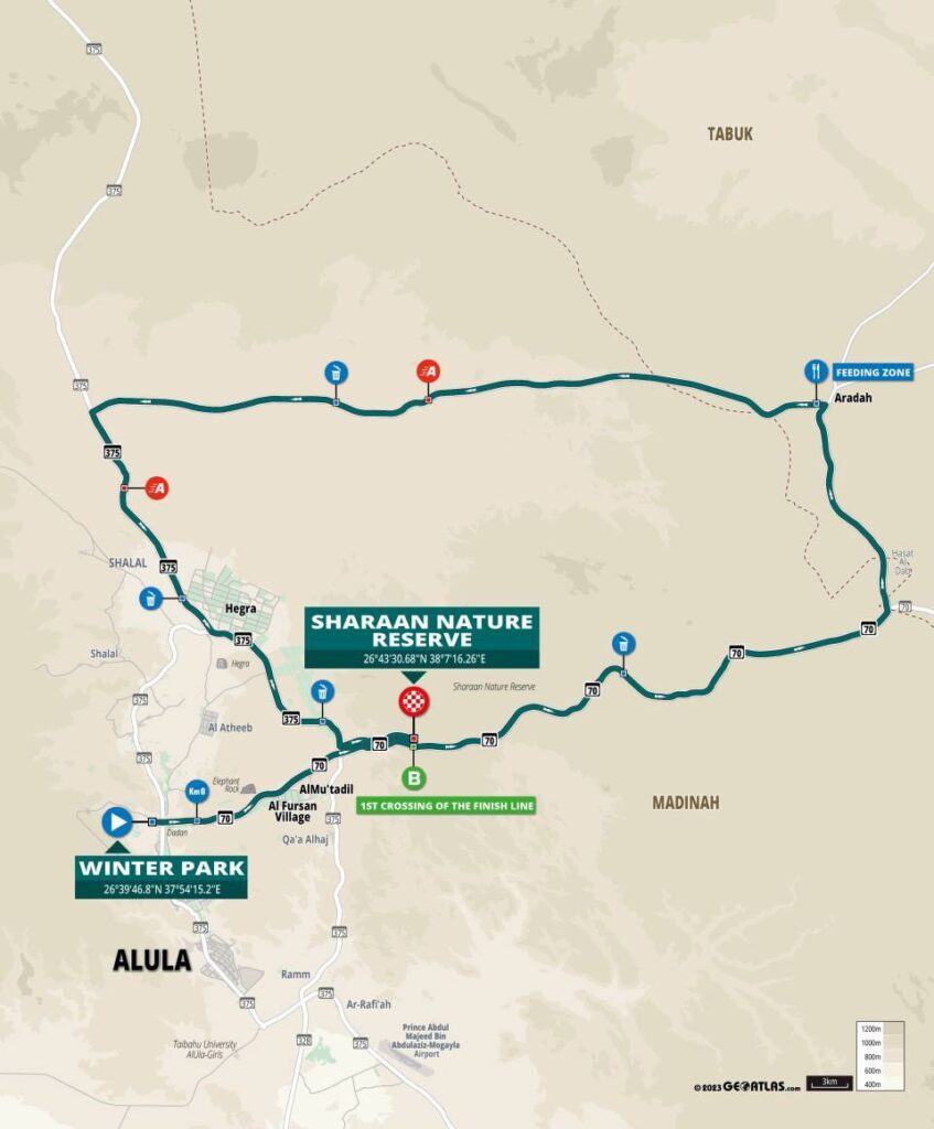 Presentazione Percorso e Favoriti AlUla Tour 2024 - SpazioCiclismo