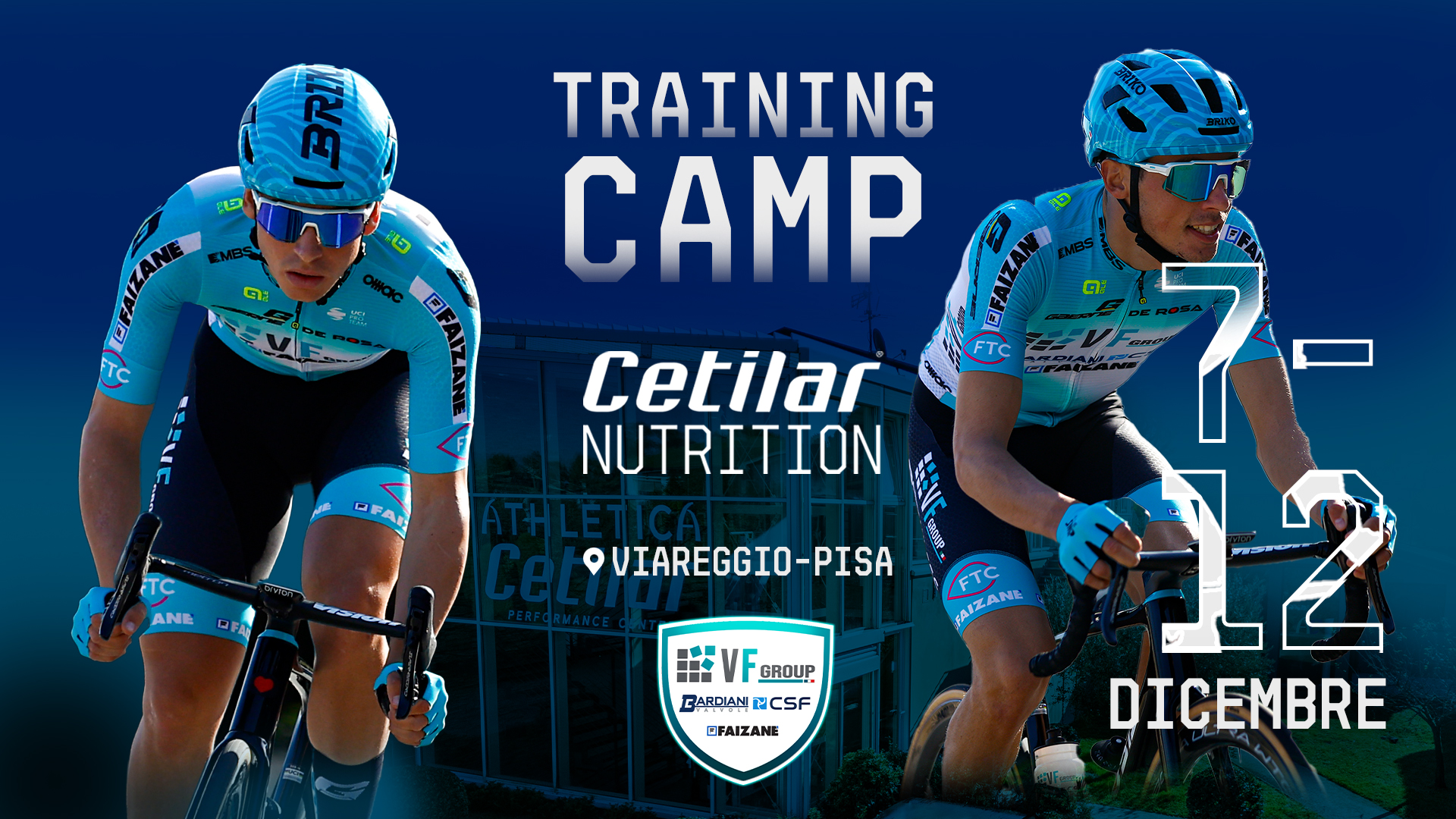 VF Group Bardiani-CSF Faizanè, il 2026 inizia con un training camp a ...