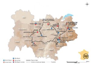 Analisi Percorso Tour Auvergne - Rhône-Alpes (ex Delfinato) 2026: 8 ...