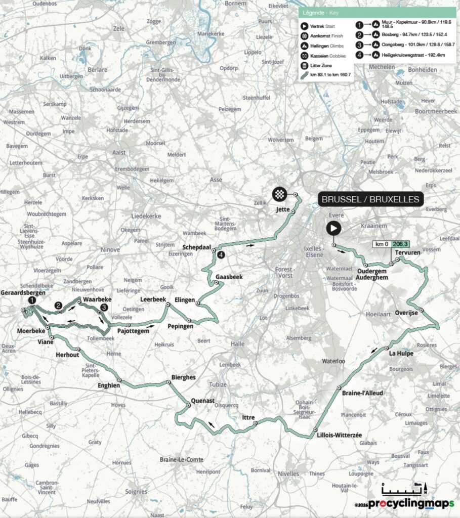 Presentazione Percorso e Favoriti Brussels Cycling Classic 2026 ...